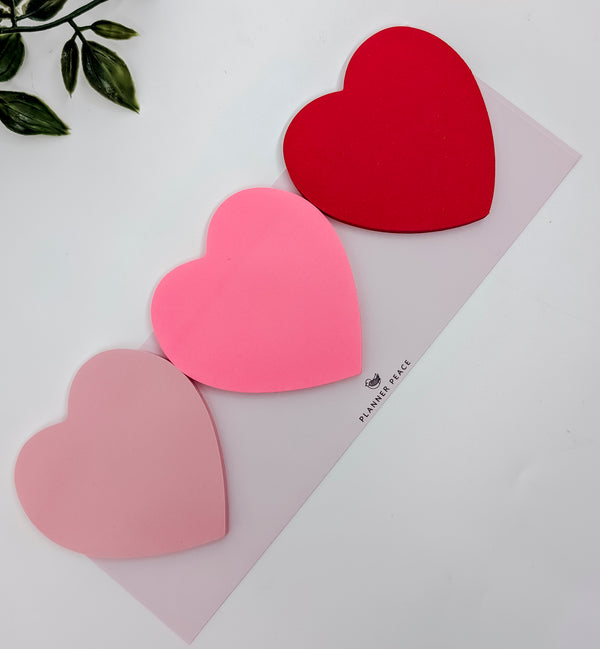 Heart Sticky Notes Trio - Planner Peace