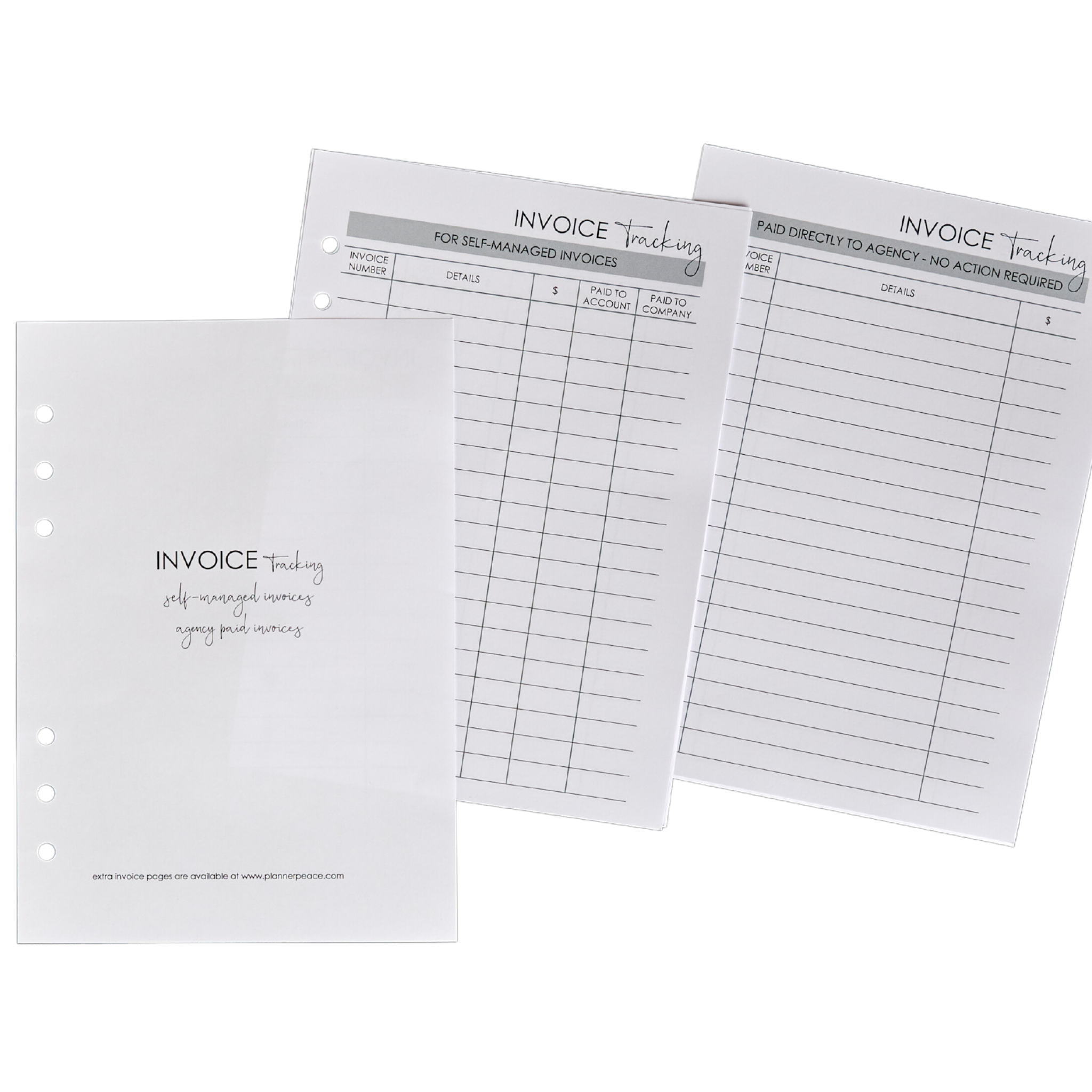 A5 NDIS Support Planner bundle - Planner included - Planner Peace