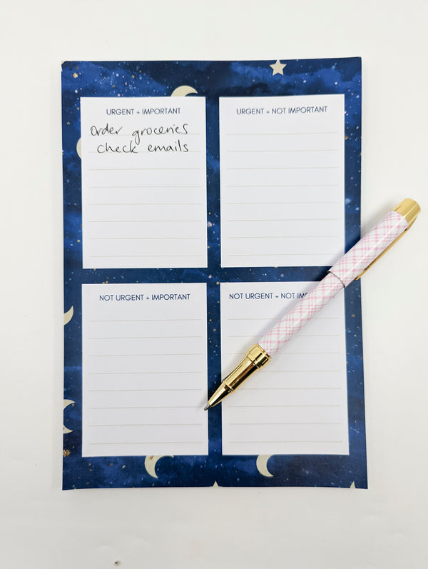 Urgent/Important Notepad - Planner Peace