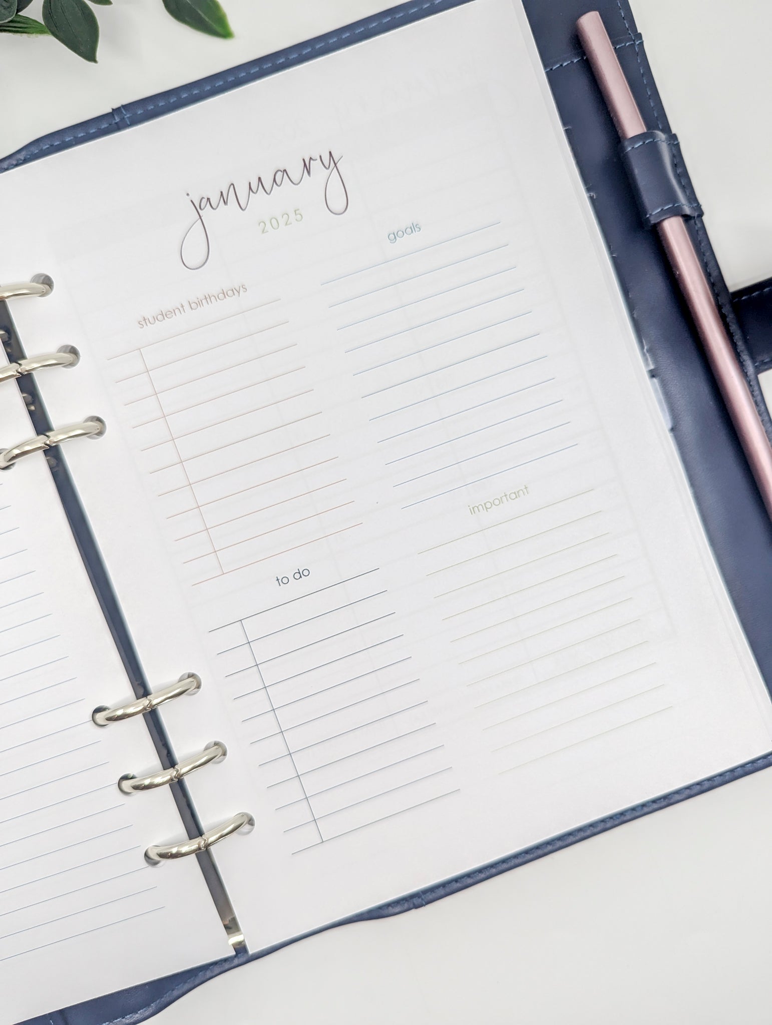 Teacher Planner Insert Pack (2024) - Planner Peace