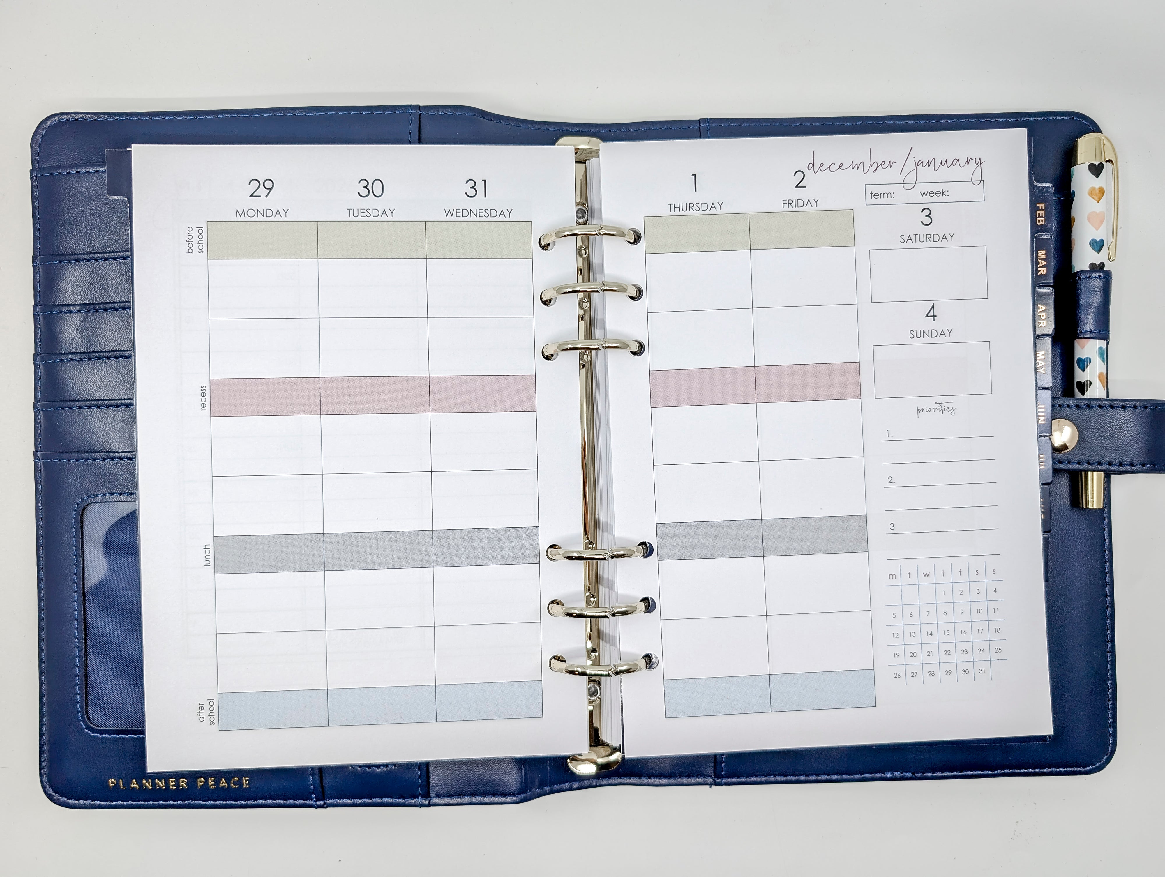 Teacher Planner Insert Pack (2024) - Planner Peace