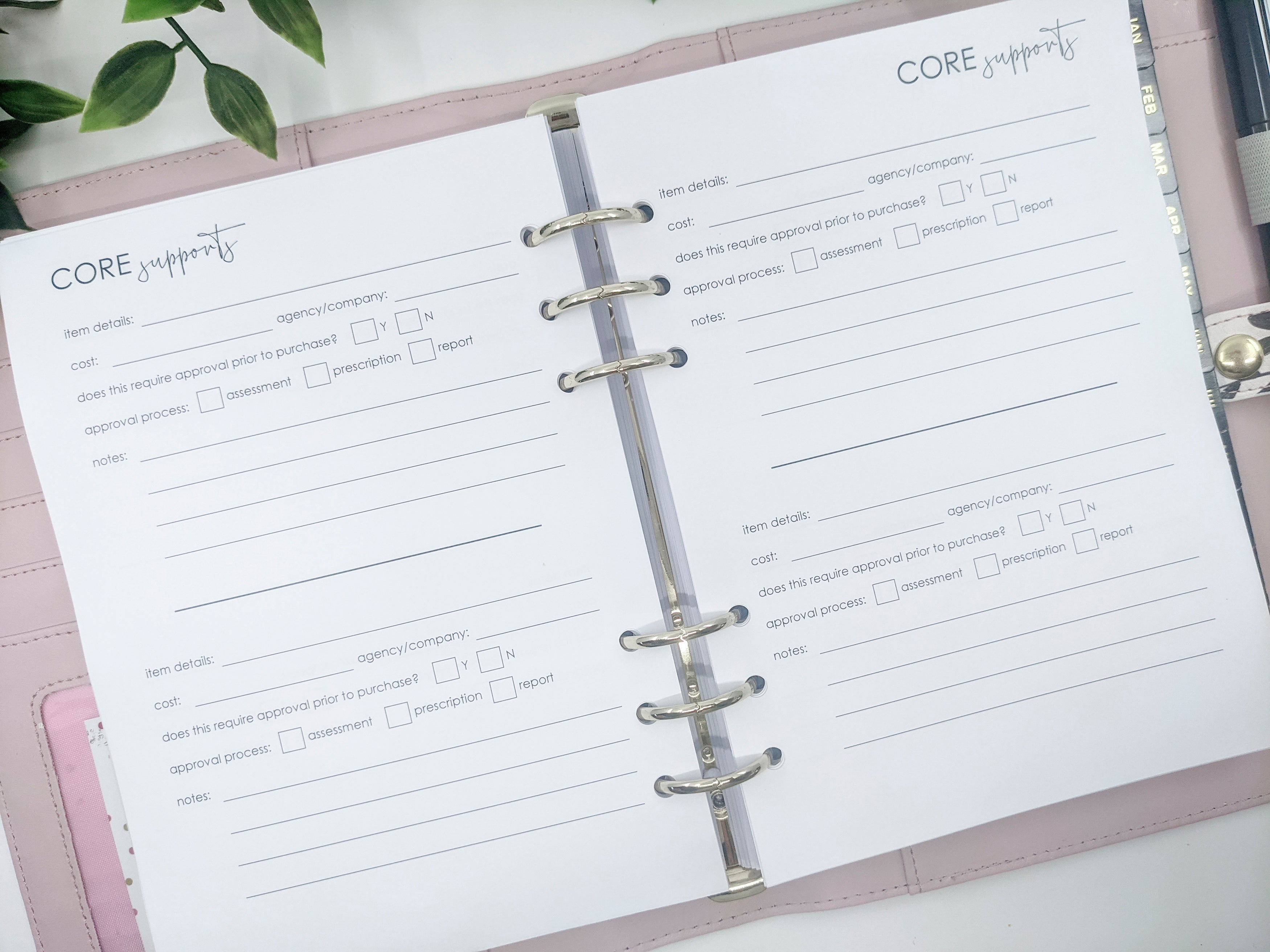NDIS Planner Insert Pack for National Disability Insurance Scheme by ...